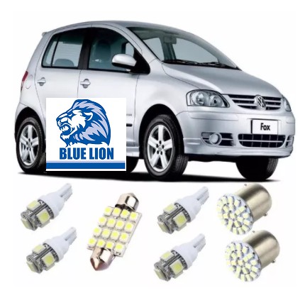 kit de lampada led VW Fox super branca t10 carro automotivo | Shopee Brasil