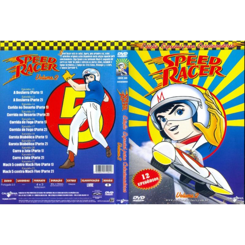 Dvd Speed Racer - Volume 2 - Edição Especial Para Colecionador (Novo ...