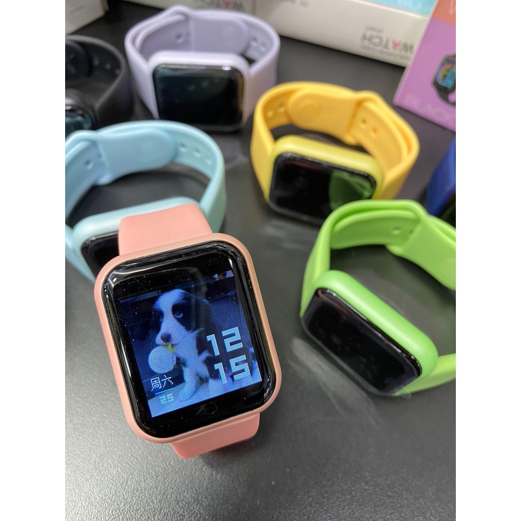 Relógio Inteligente Smartwatch D20 Macaron | Shopee Brasil