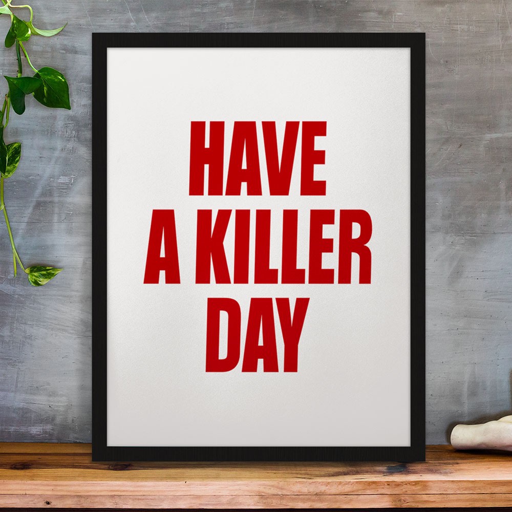 Quadro Have a Killer Day Dexter | Shopee Brasil