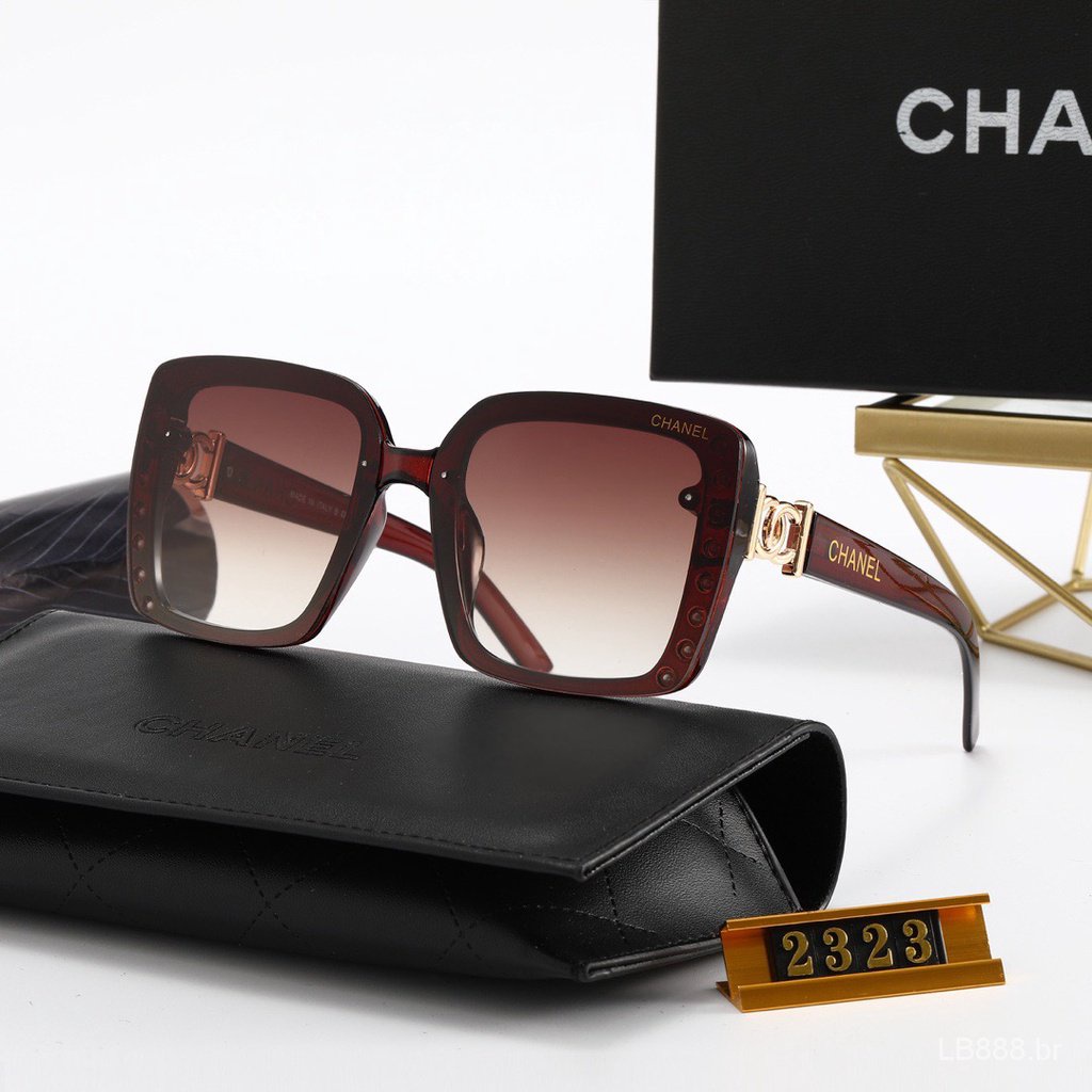 Moda gradiente de luxo retrô masculino e feminino óculos de sol polarizado | Shopee Brasil