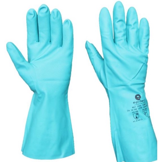 Luva nitrílica EPITEC - CA16.102 - Tamanho P | Shopee Brasil