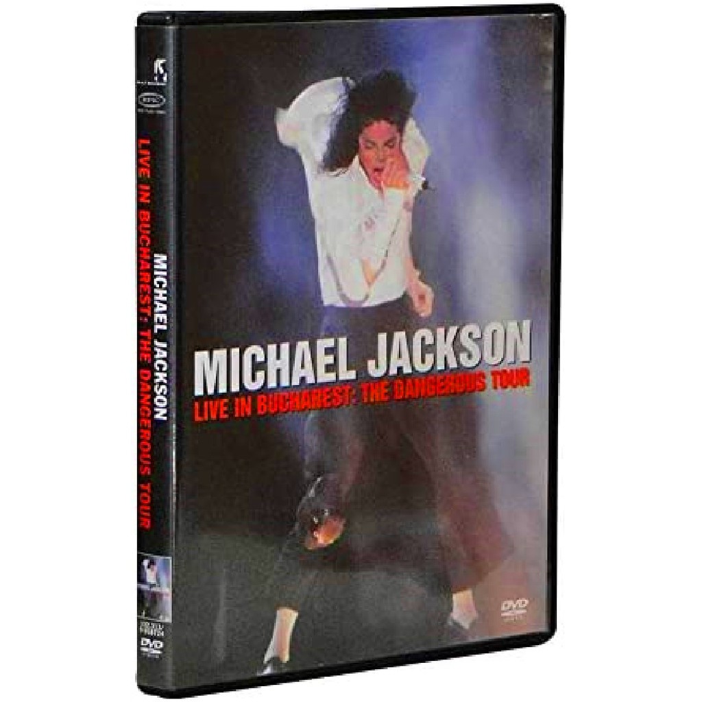 DVD Michael Jackson - Live in Bucharest: The Dangerous Tour | Shopee Brasil