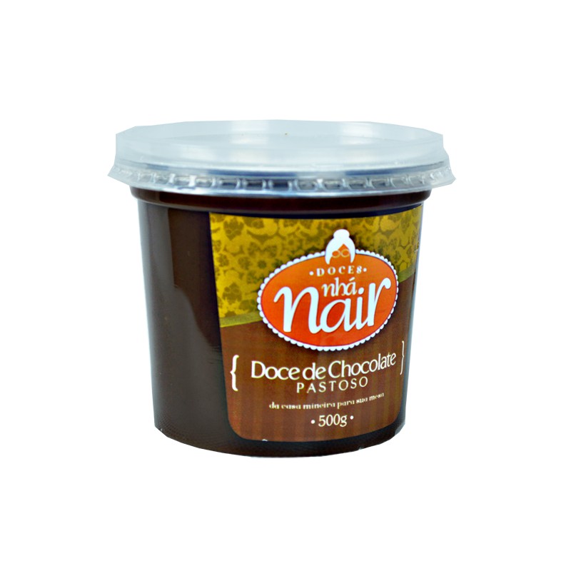 Doce de Leite Pastoso Sabor Chocolate Nhá Nair 400g Doce Artesanal ...