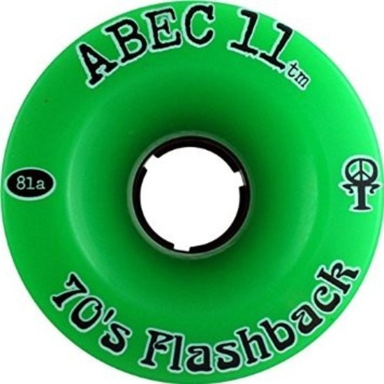Roda Abec 11 Flashback 70mm 81a Verde Longboard Skate - Skateshop ... Roda Abec 11 Flashback 70mm 81a Verde Longboard Skate - Skateshop ...