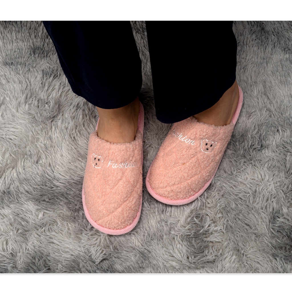 Pantufa Chinelo De Casa Feminina Menina Pelúcia Confortável Inverno ...
