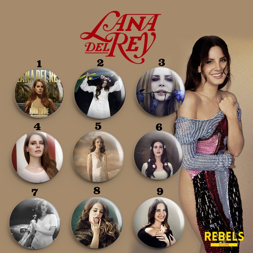 Bottons - Lana Del Rey - 4,5cm | Shopee Brasil