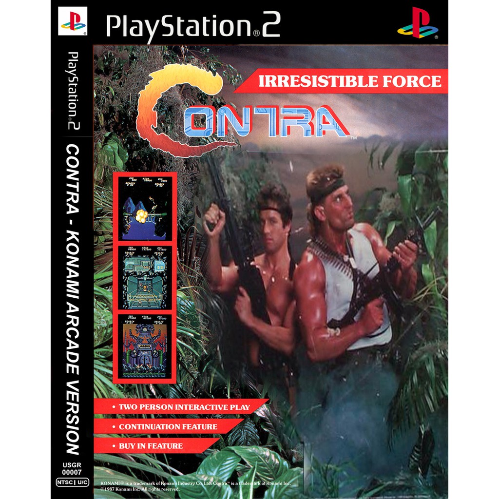 Contra Arcade Konami Collections - Playstation 2 | Shopee Brasil