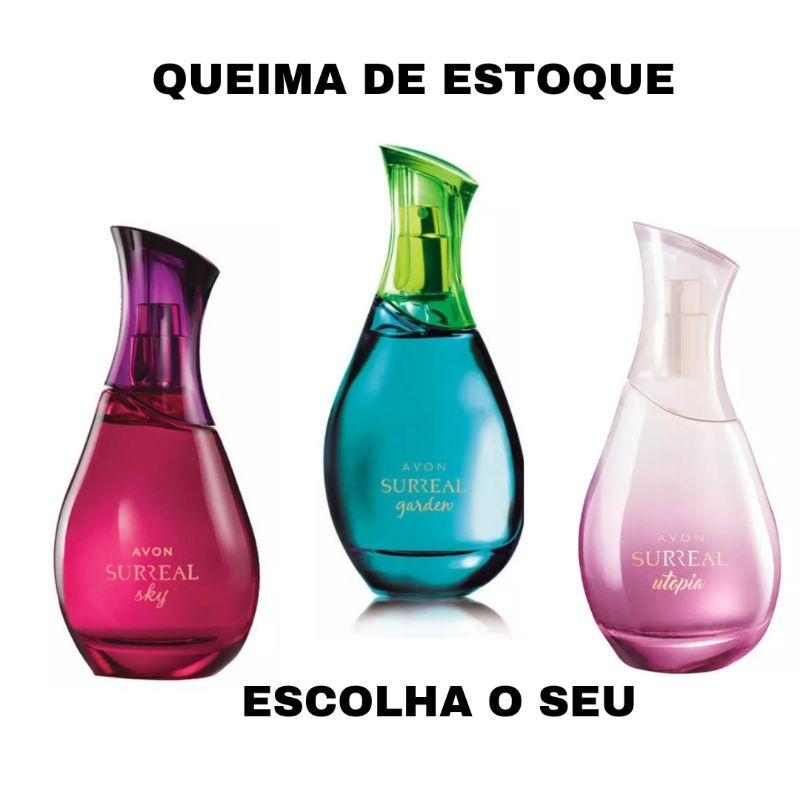 Perfume da avon para mulher Surreal Avon 75 ML | Shopee Brasil