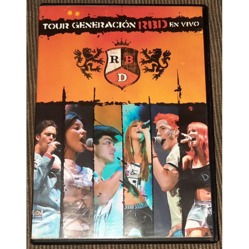 DVD RBD Tour Generacion Rbd En Vivo Original | Shopee Brasil