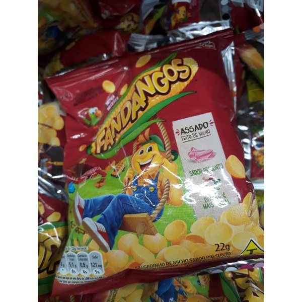 22 Pacote Biscoito Fandangos Sabor Presunto C/ 22g | Shopee Brasil
