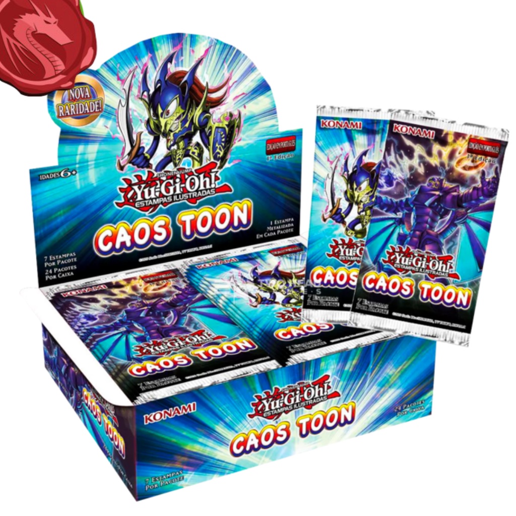 Yu-Gi-Oh! Yugioh YGO Caixa Booster Box Caos Toon Pt Br | Shopee Brasil