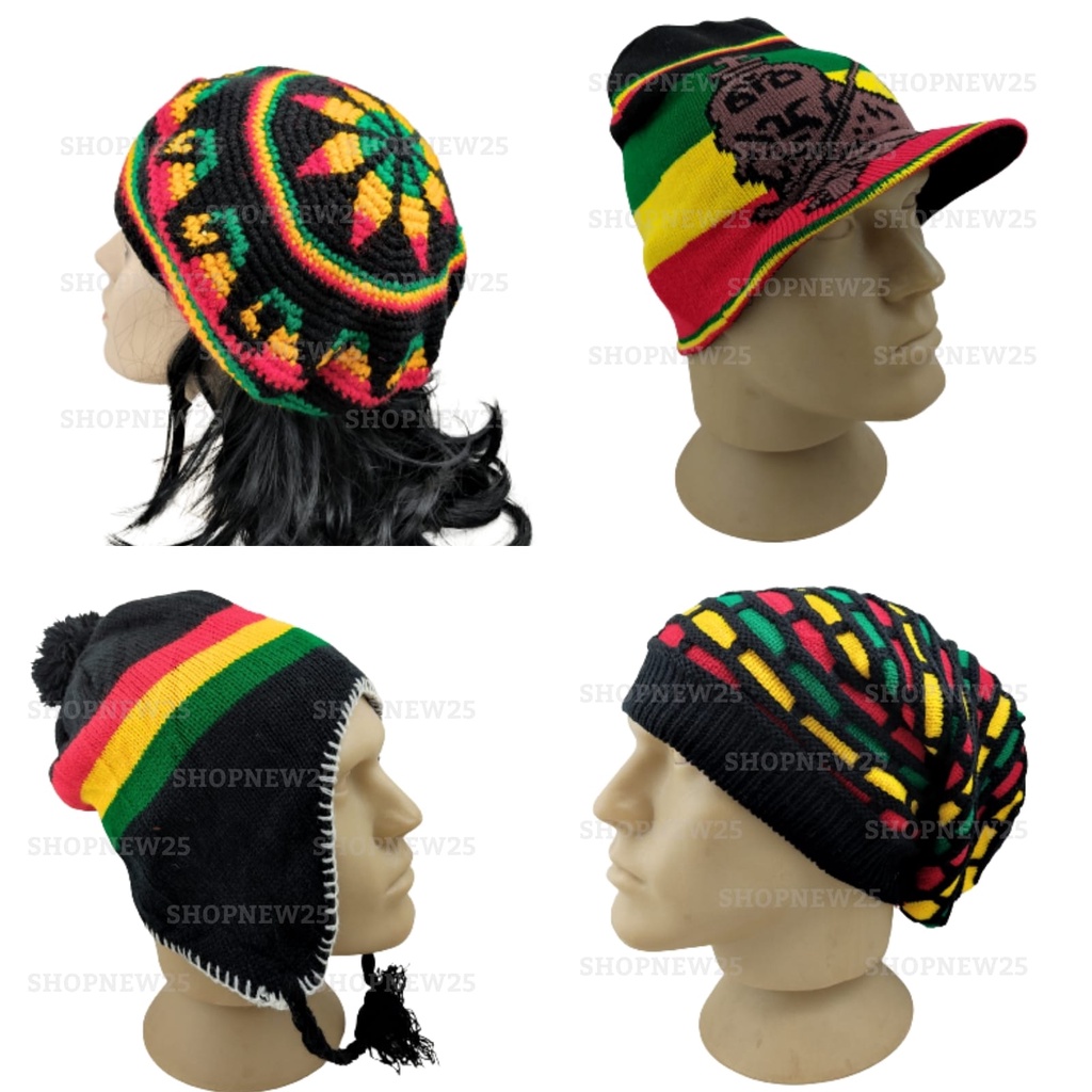 Gorro Touca Cores do Reggae Curta | Shopee Brasil
