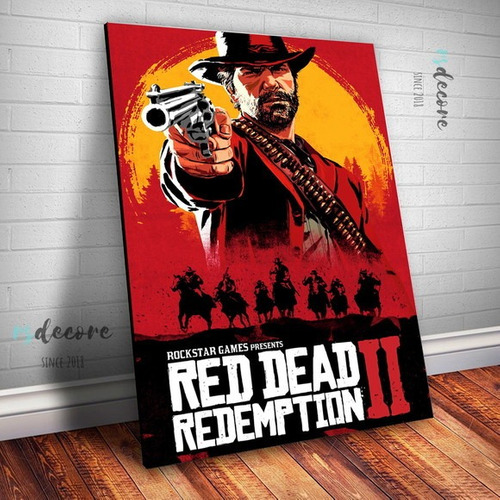 Placa Decorativa Do Game Red Dead Redemption A4 | Shopee Brasil