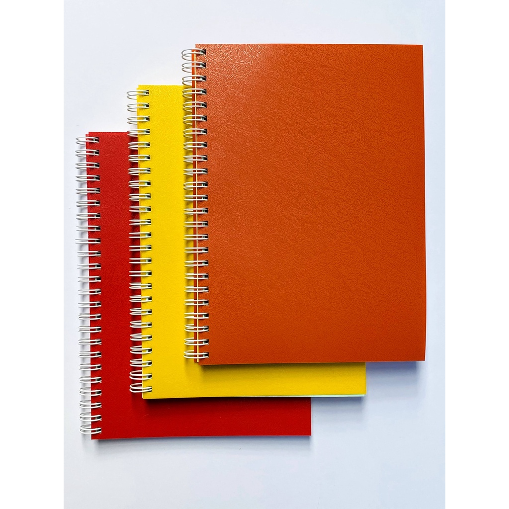 Caderno A5 Miolo branco C/Pauta (PVC - Wire-o) 100fls | Shopee Brasil