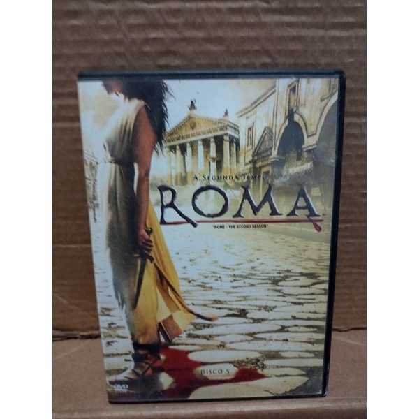 DVD ROMA- A SEGUNDA TEMPORADA- APENAS O DISCO 5 (ORIGINAL) | Shopee Brasil