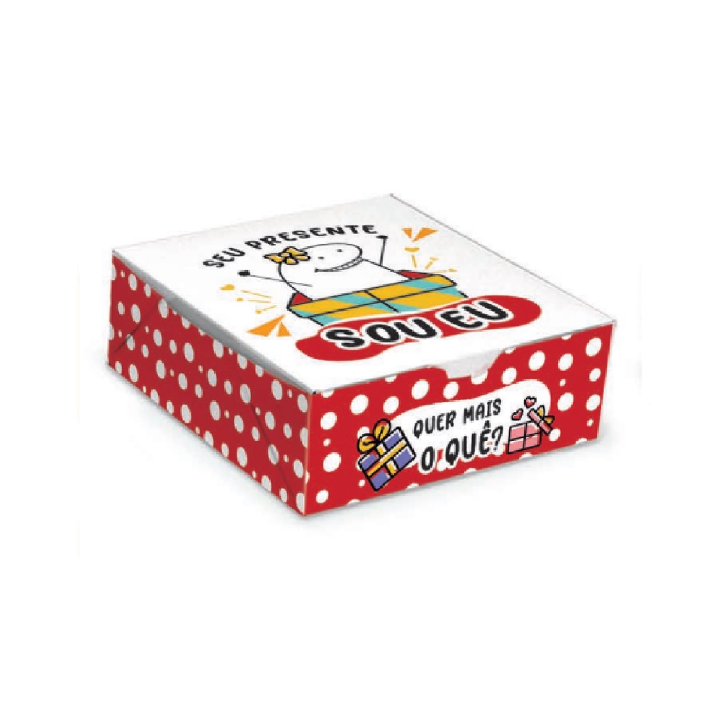 Caixa Para Presente Flork Meme Eu Sou Seu Presente 9 Doces Shopee