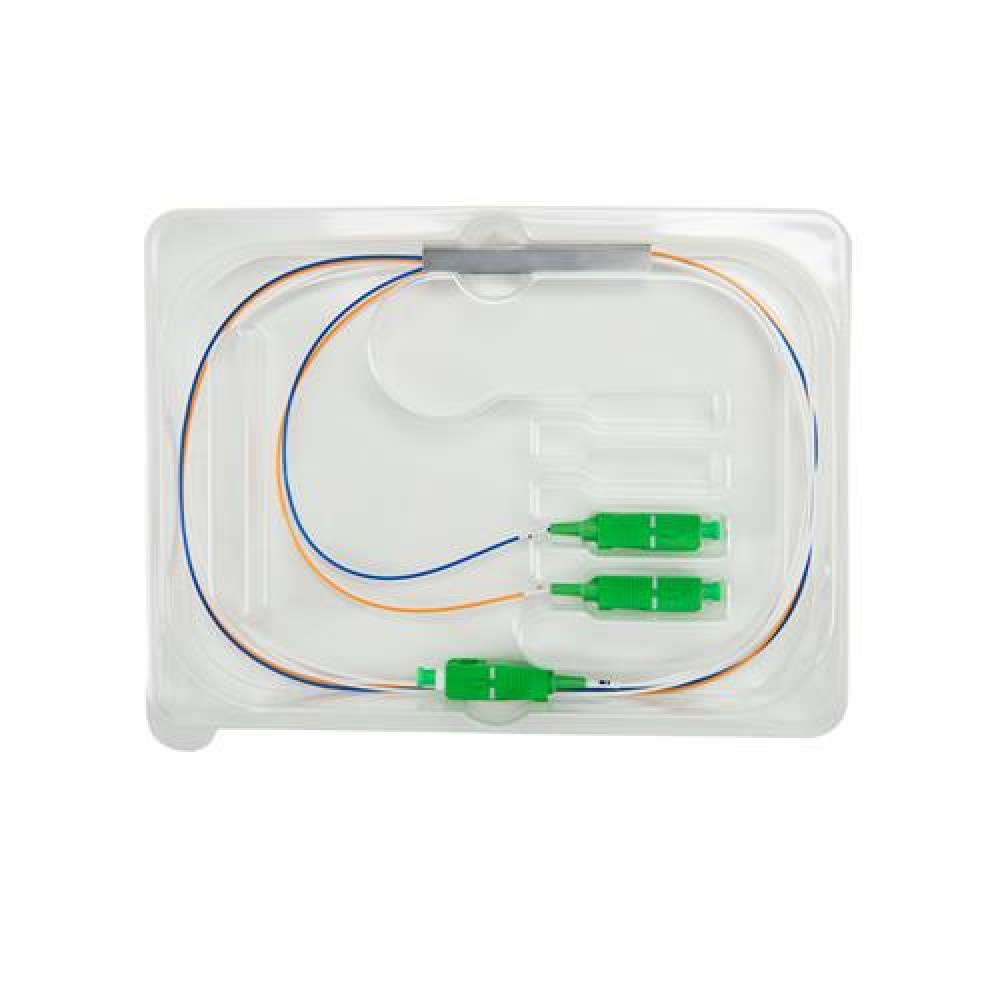 Splitter Fibra óptica 1x2 50/50 SC-APC Verde | Shopee Brasil