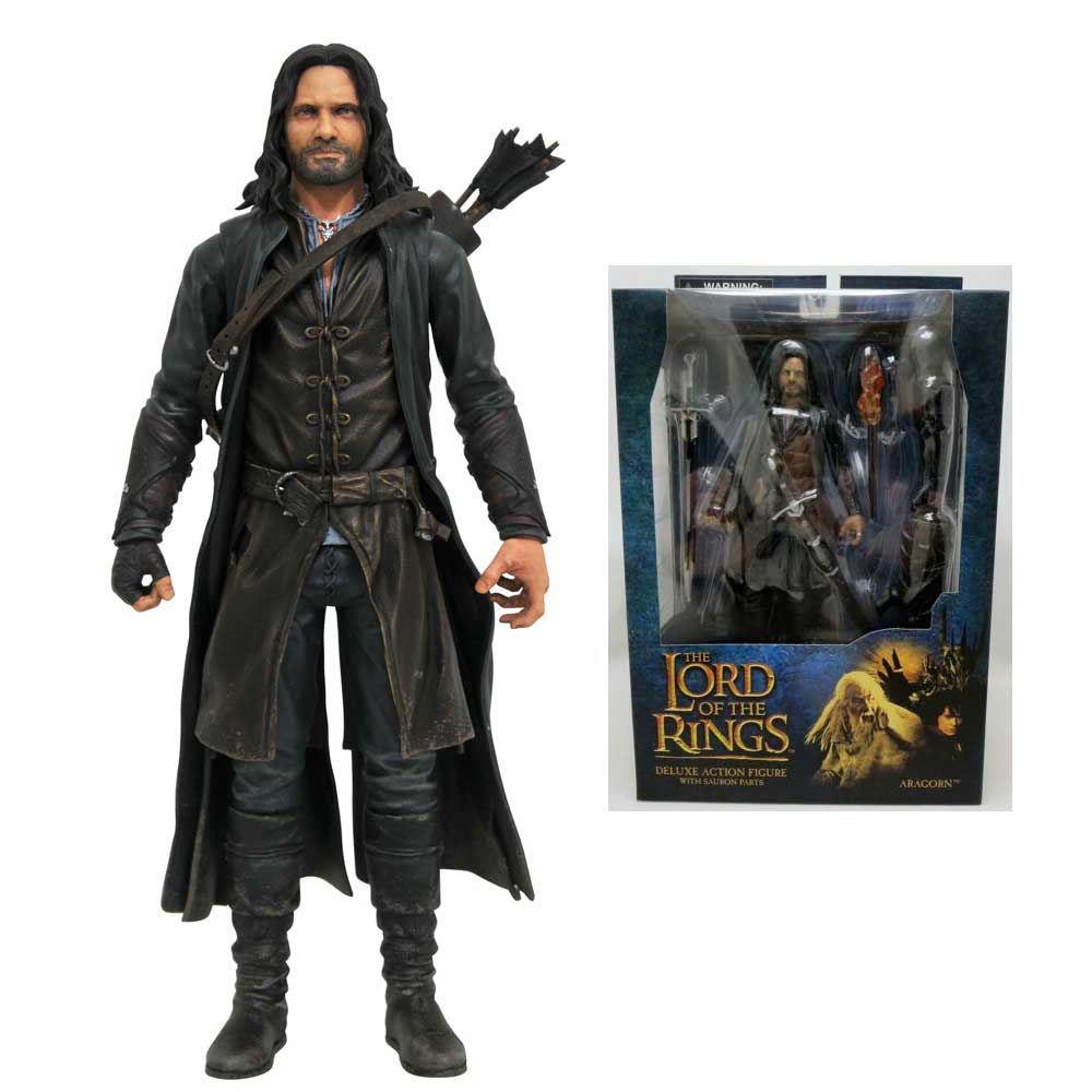 Diamond Select Lord of the Rings Aragorn BAF Sauron Deluxe | Shopee Brasil