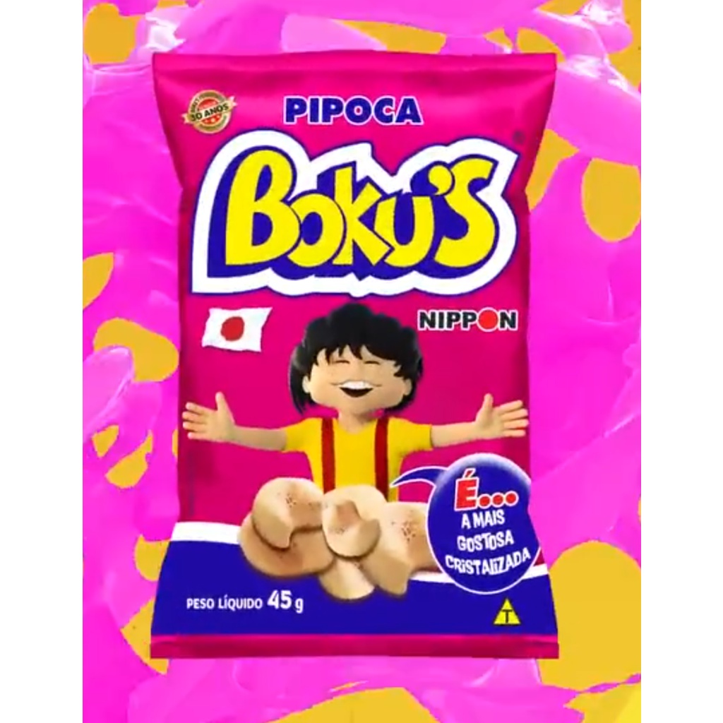 Pipoca Bokus doce cristalizada 45g | Shopee Brasil