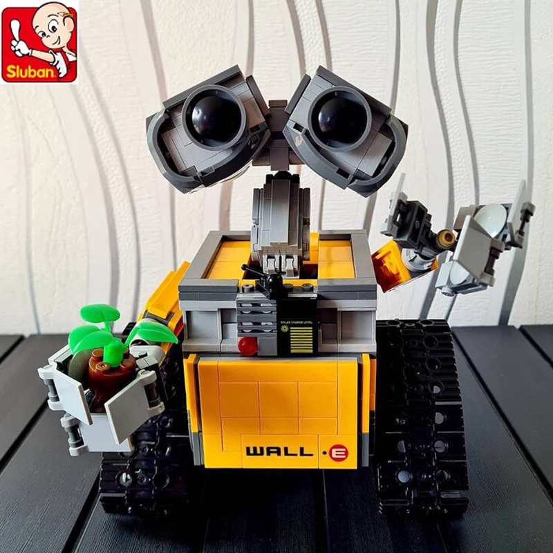 687 Pçs walle Animação WALL-E Robô Modelo Blocos De Construção Montagem ...