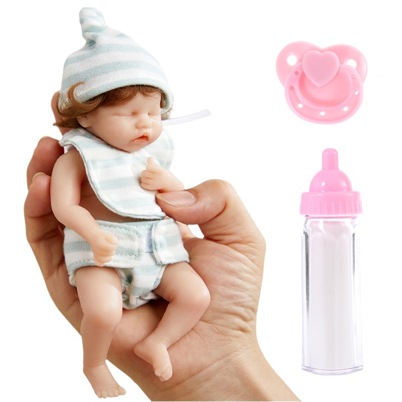 6in Reborns Boneca Bebê Menina Boneca Corpo Inteiro Silicone Realista ...