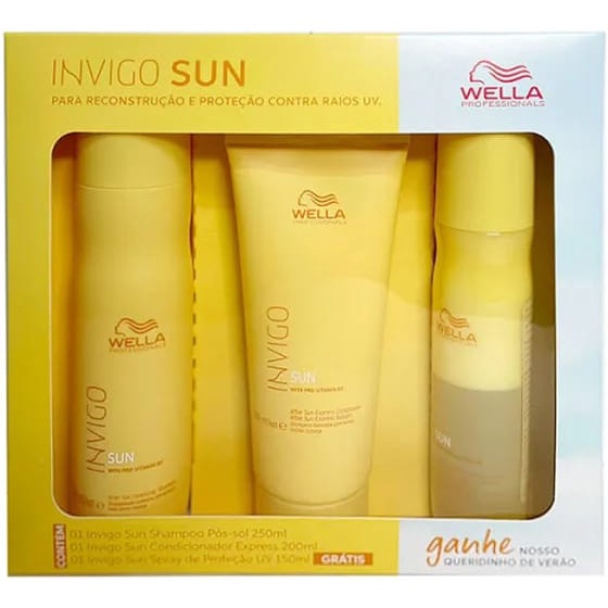 Kit Wella Professionals Invigo Sun Trio (3 Produtos) | Shopee Brasil