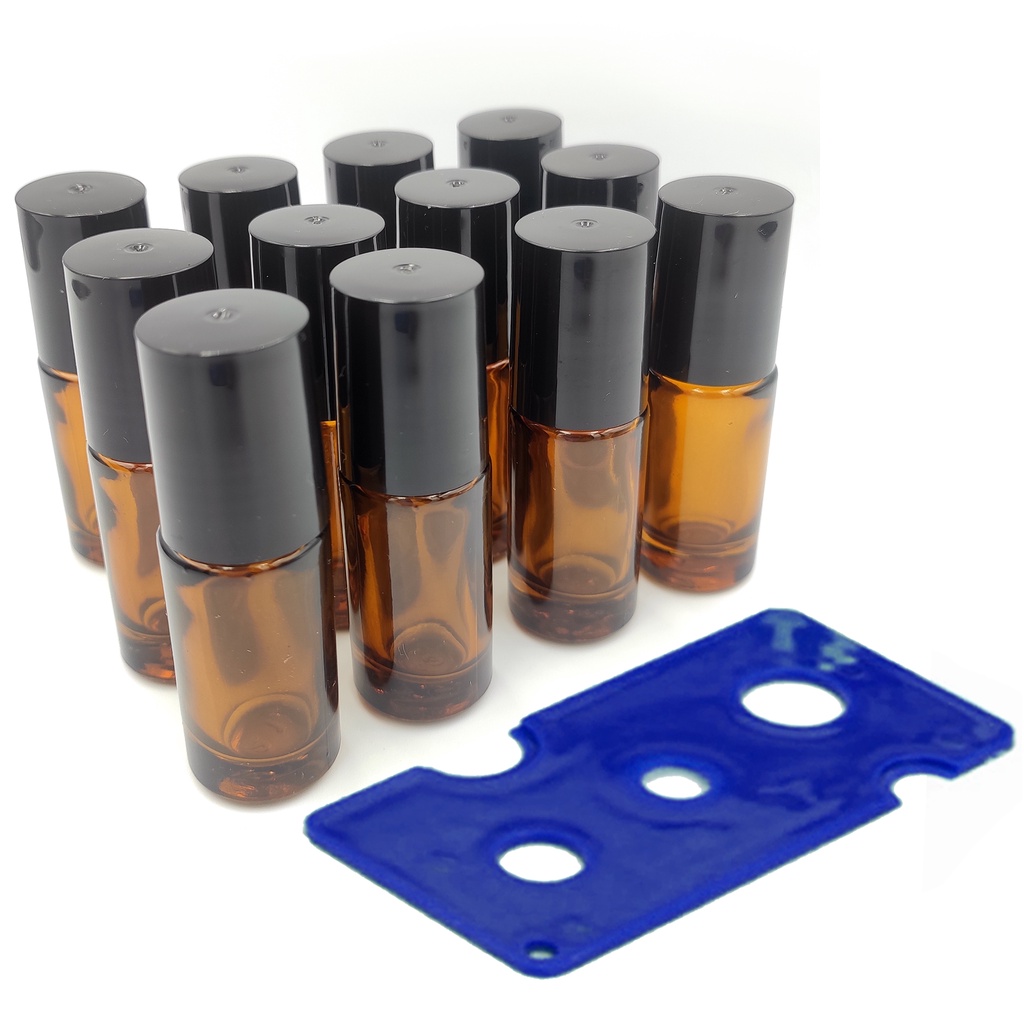 Kit 10 Frascos Roll On Ambar 5 Ml + Abridor | Shopee Brasil