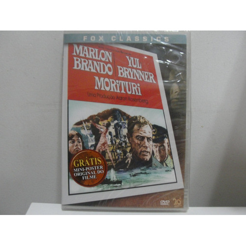 Dvd Morituri - Marlon Brando - C/mini Pôster | Shopee Brasil