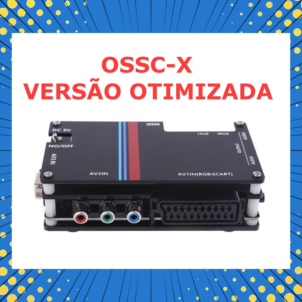 Ossc-x Pro Open Source Scan Converter Upscaller Retro Gamer | Shopee Brasil