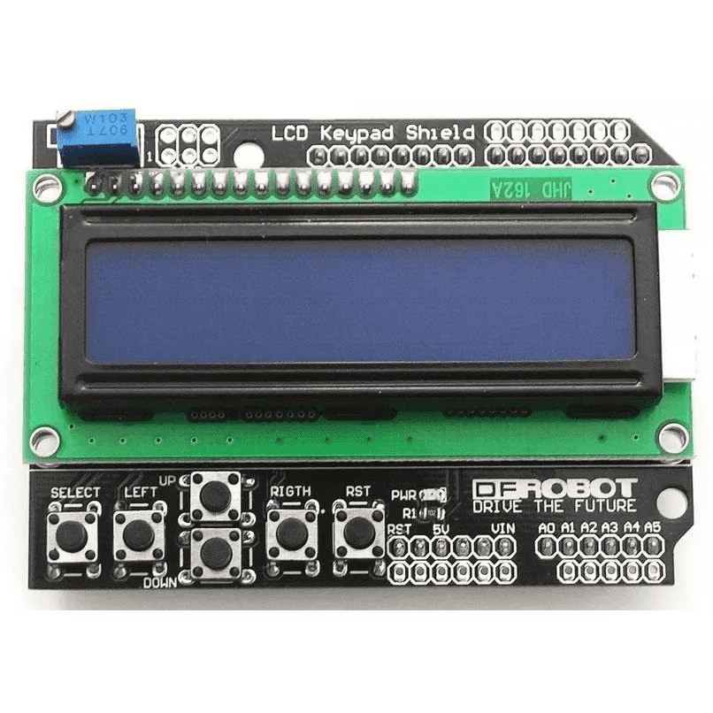 Display LCD 16x2 Shield com Teclado para Arduino | Shopee Brasil