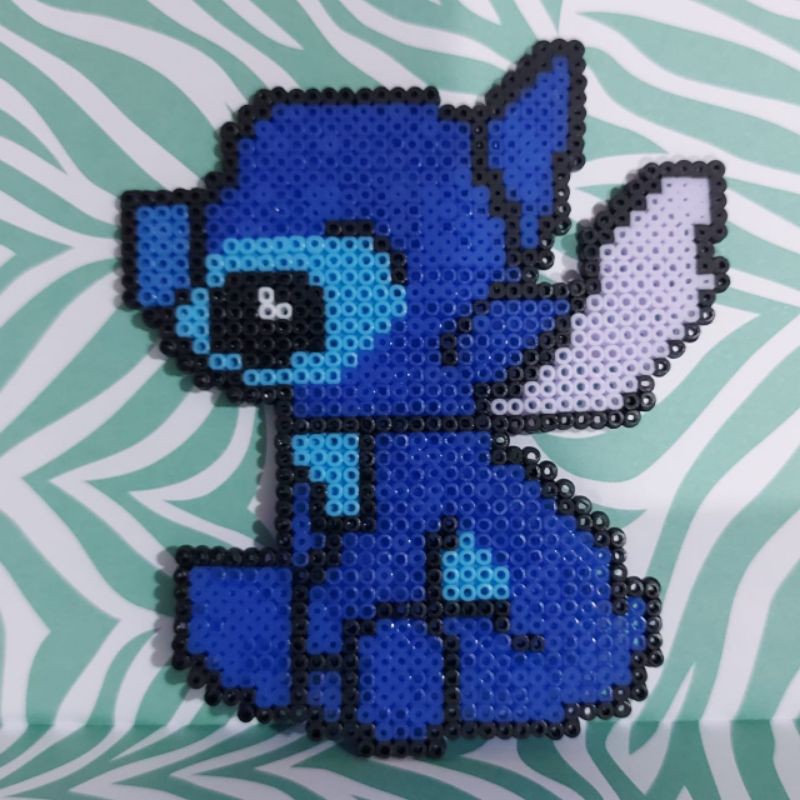 Boneco de Stitch Hama Beads | Shopee Brasil