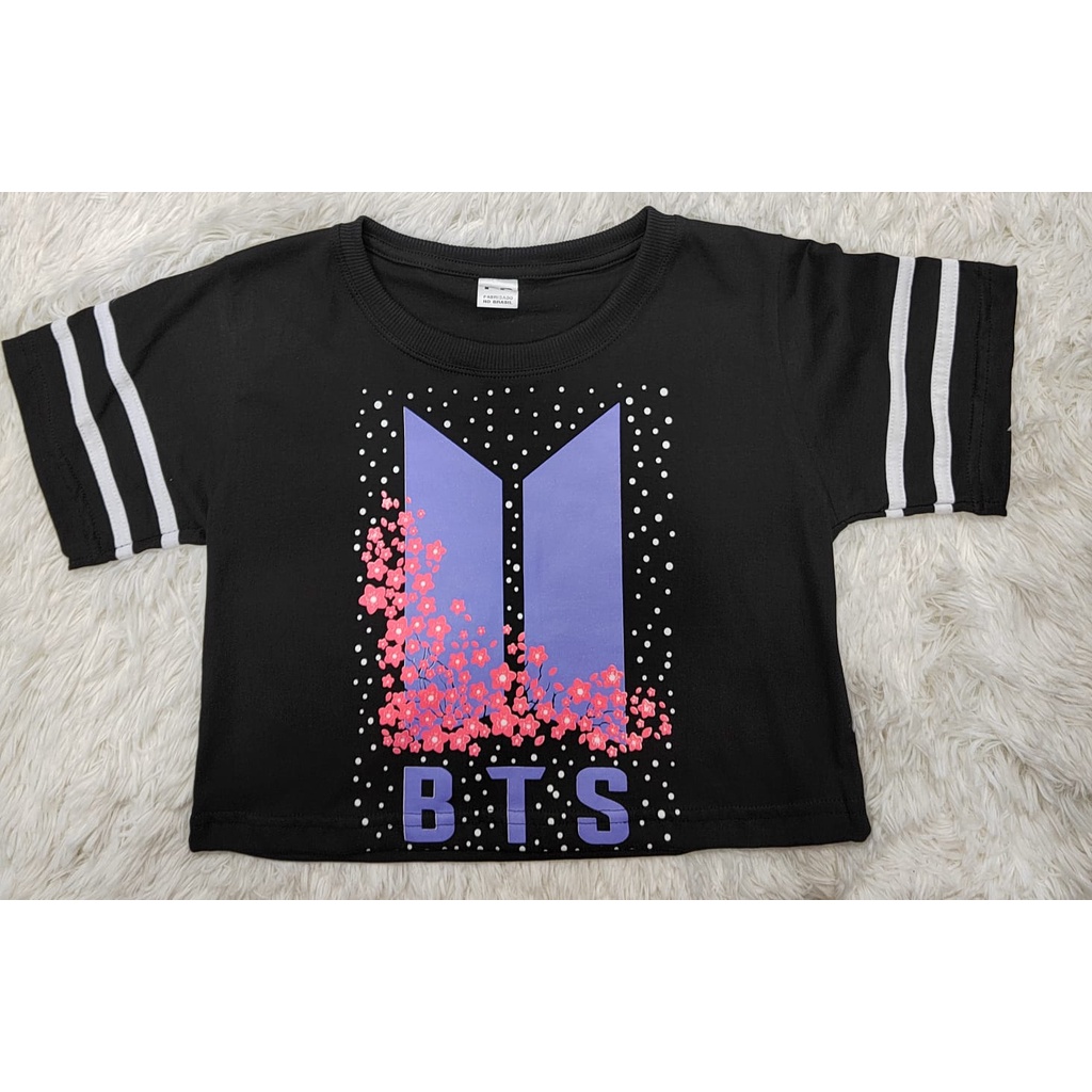 Cropped camisa BTS K POP | Shopee Brasil