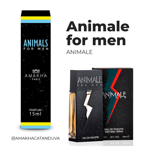 ANIMALE - ANIMALS PERFUME AMAKHA PARIS 15ml. | Shopee Brasil