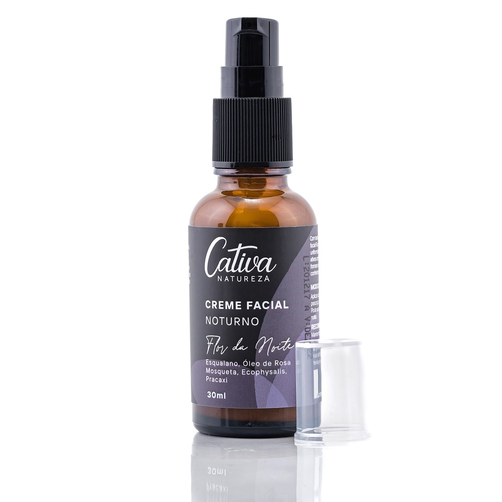 CREME FACIAL NOTURNO FLOR DA NOITE 30ML - CATIVA NATUREZA | Shopee Brasil