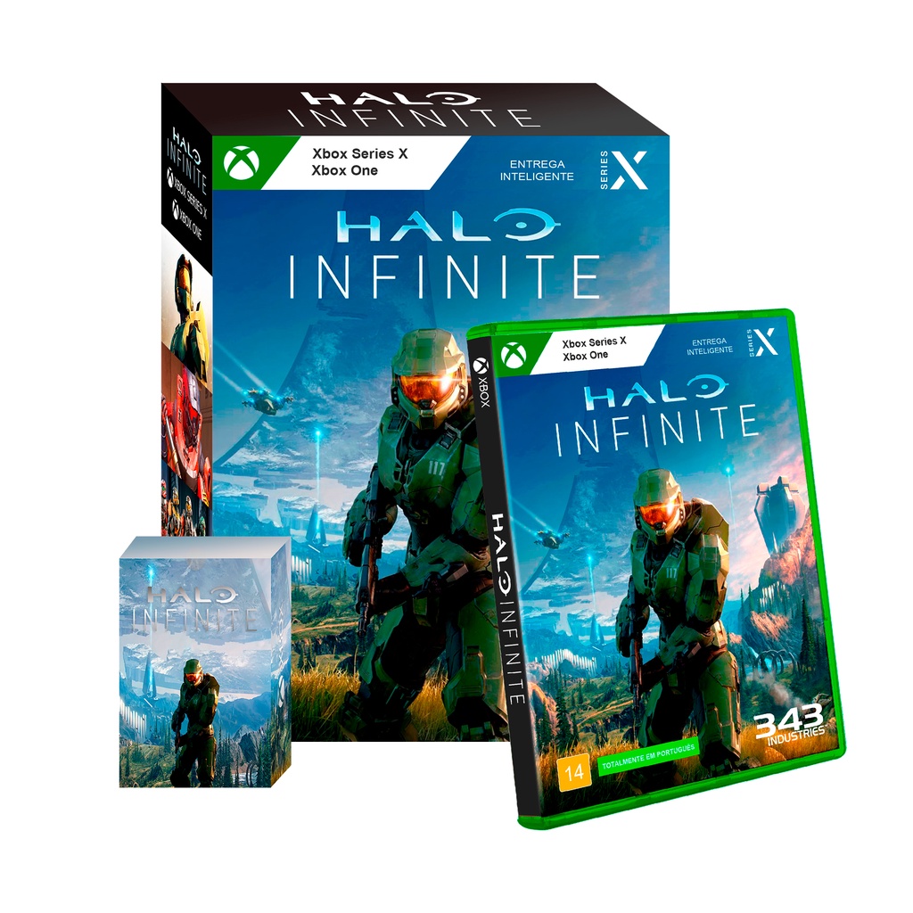 Halo Infinite Edição Especial de Xbox One e Series X Mídia Física CD ...
