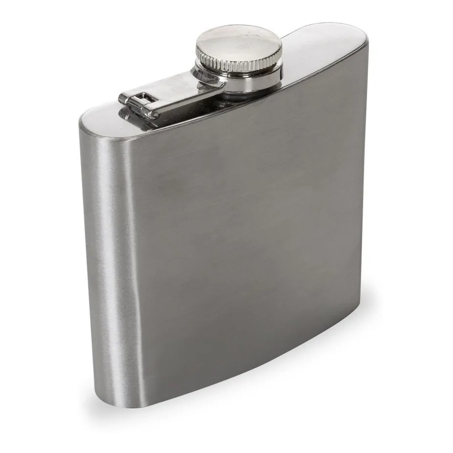 50 Cantil Porta Bebida Bolso 205ml Inox 7oz | Shopee Brasil
