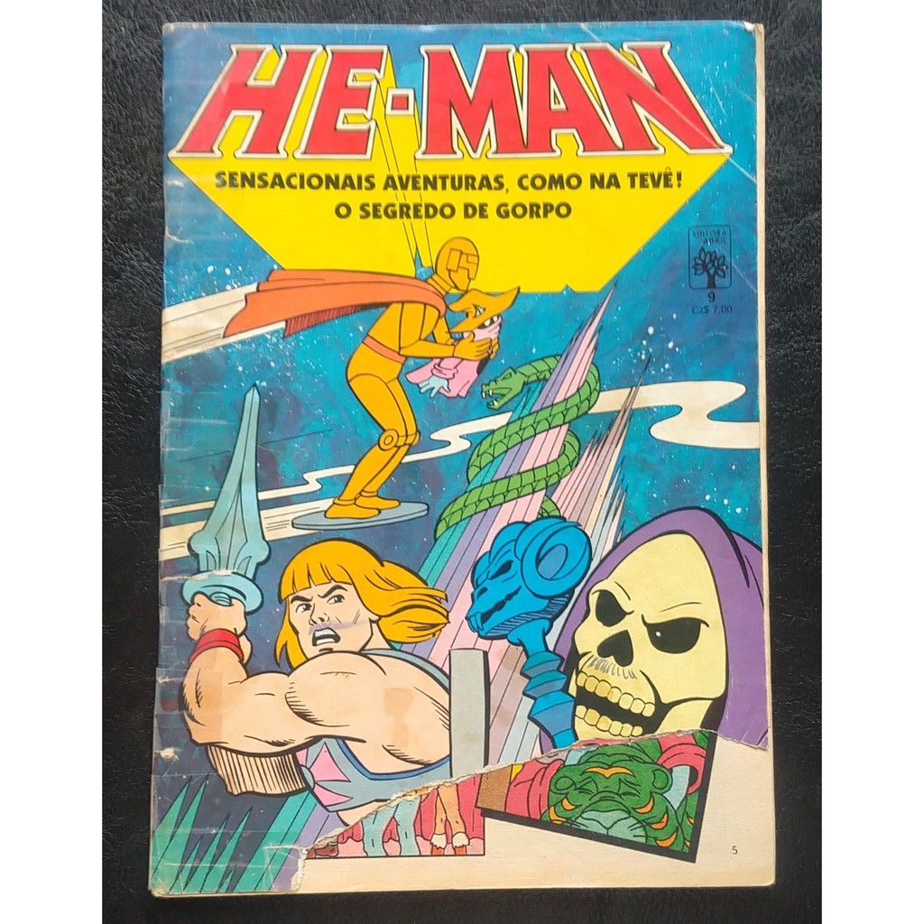 Gibi HQ He-Man 9 - Masters of the Universe - Editora Abril setembro de ...