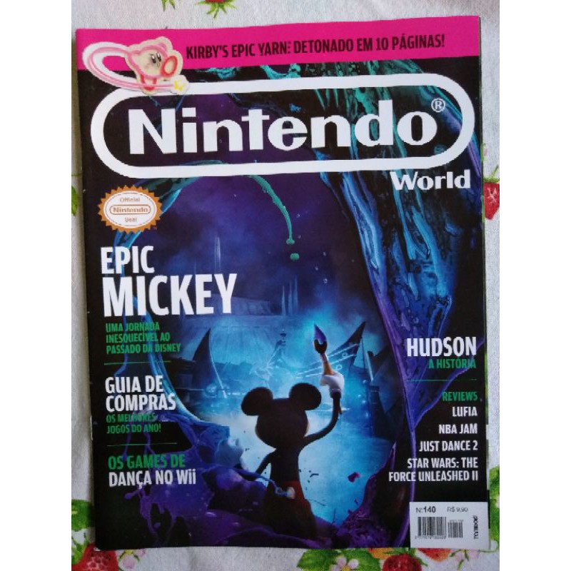 Revista Nintendo World games jogos raras volumes 140 141 142 143 144 145 146 147 148 149 harry potter star fox wii zelda lego pokemon 3ds mario donkey kong mickey Shopee Brasil