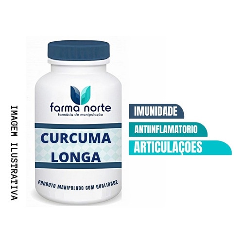 Curcuma Longa 450mg 60 Capsulas | Shopee Brasil