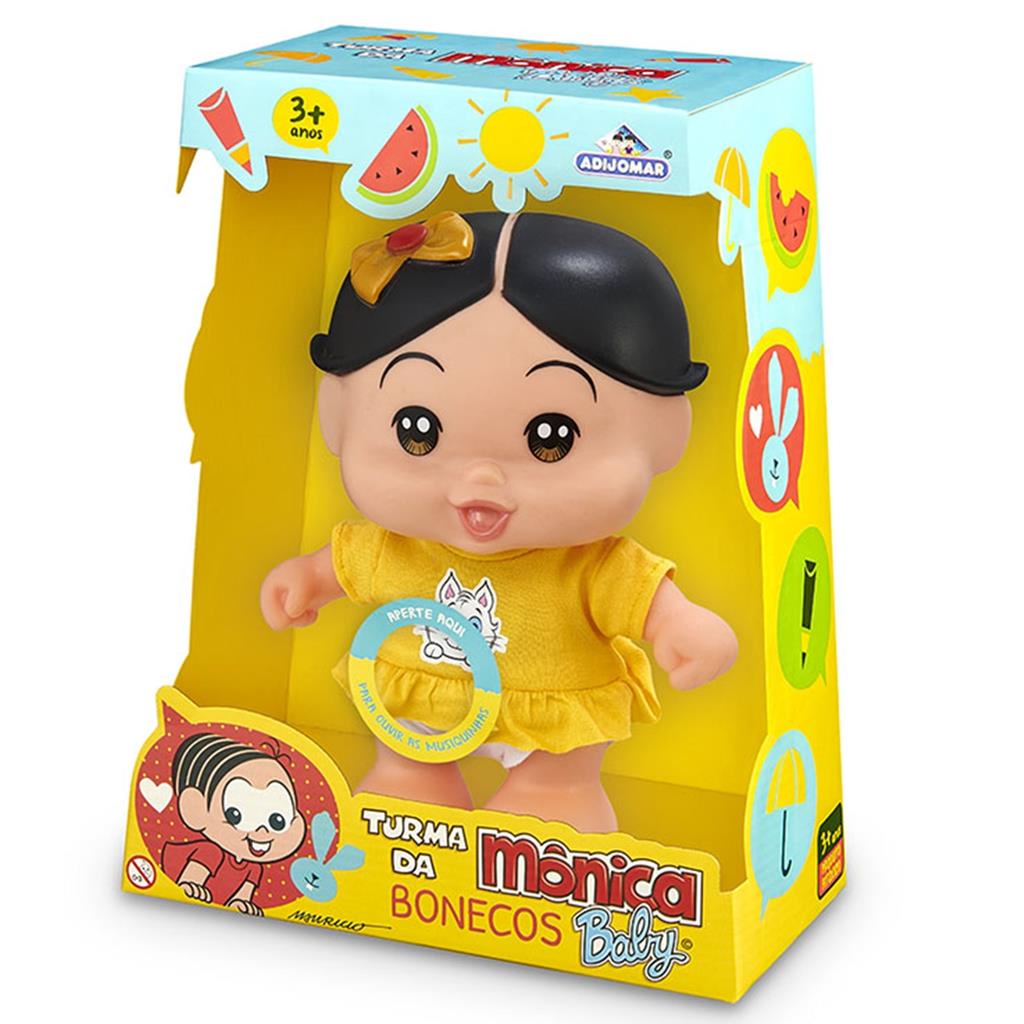 Boneca Magali Baby Turma Da Monica Falante - Adijomar | Shopee Brasil