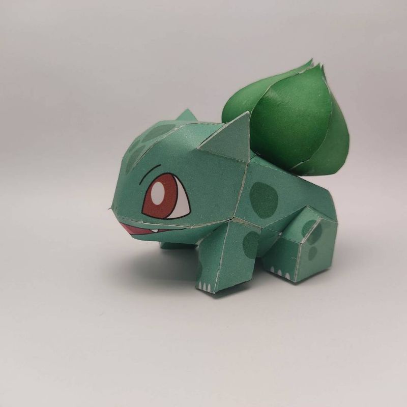 Pokémon Bulbasaur Papercraft | Shopee Brasil