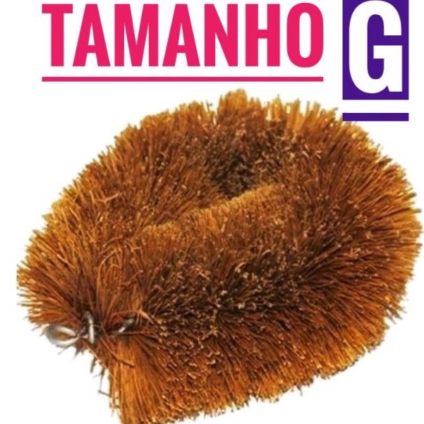 BUCHA DE COCO G - LIMPEZA PESADA | Shopee Brasil