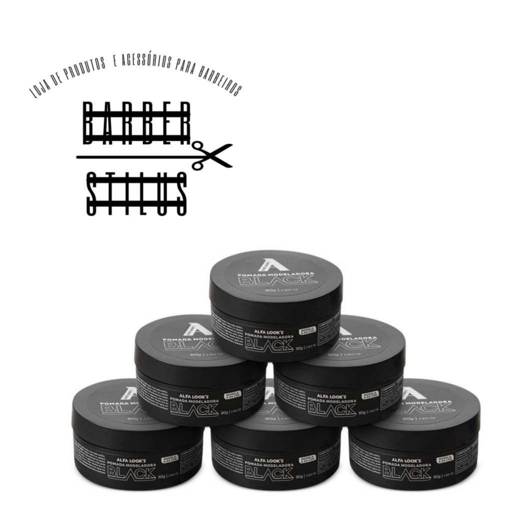 Fardo Pomada Modeladora Black 80g | Shopee Brasil Fardo Pomada Modeladora Black 80g | Shopee Brasil