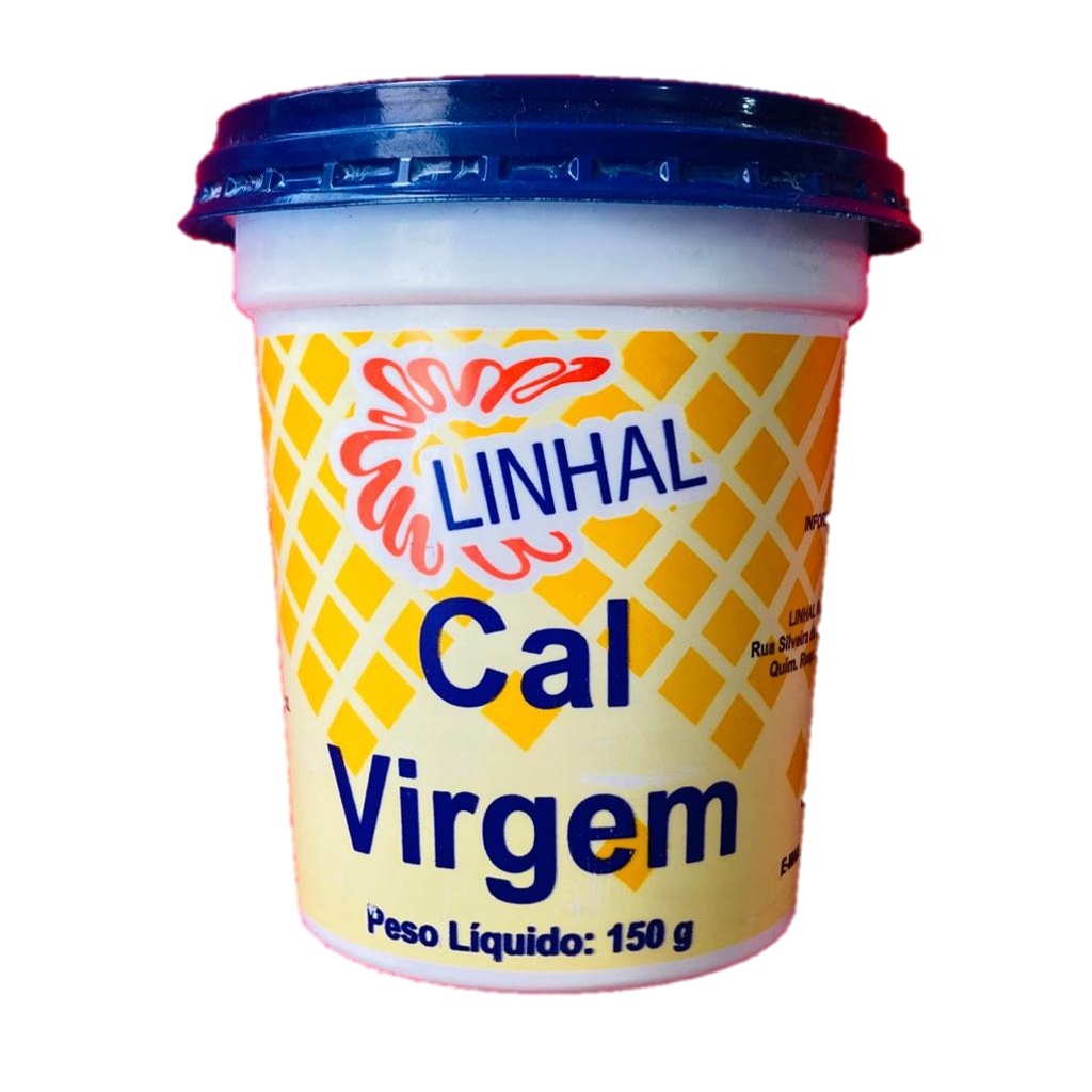 Cal Virgem para Doces Caseiros 150 gramas Linhal | Shopee Brasil