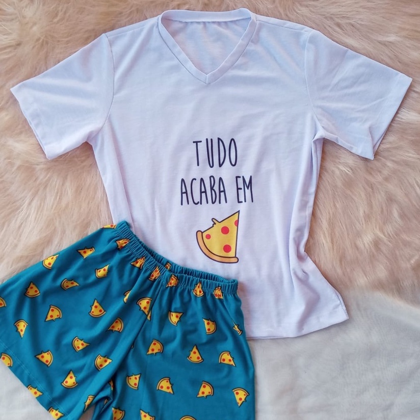 Pijama feminino tumblr modinha | Shopee Brasil