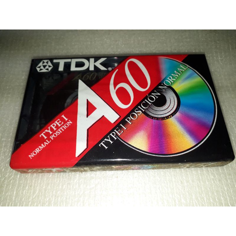 FITA CASSETE TDK A60 NOVA LACRADA VIRGEM | Shopee Brasil