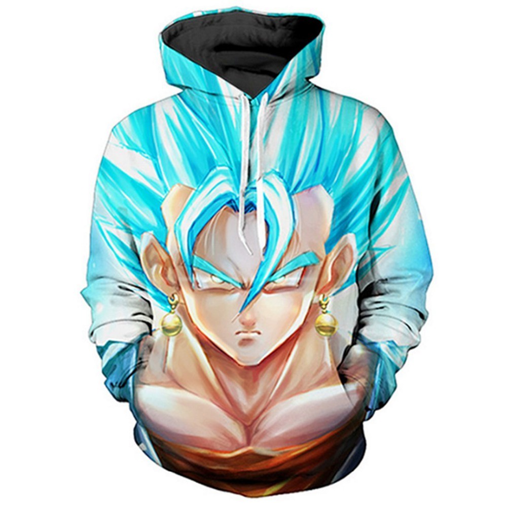 2022 Goku 3D Moletom Com Capuz Anime Unissex Estampa 3D Moda Streetwear ...