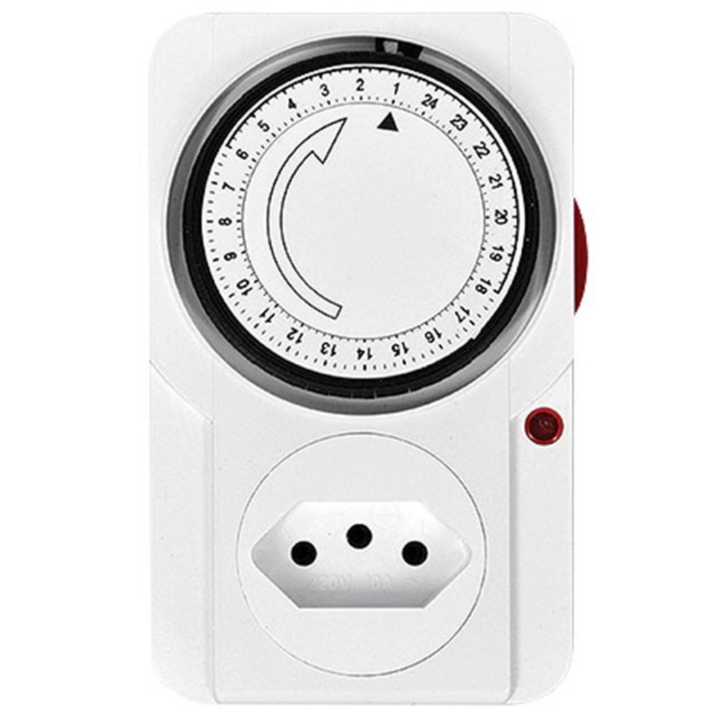 temporizador timer para tomada mecânico analógico eficiente multiuso ...