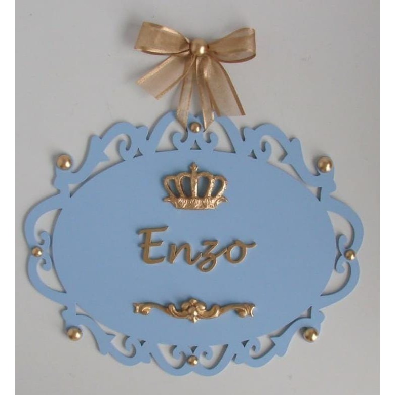 Quadro de maternidade arabesco azul bebe | Shopee Brasil